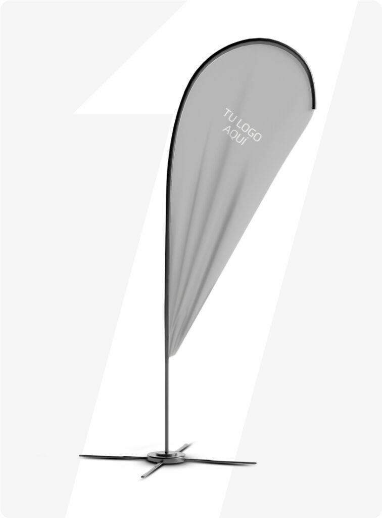 Banderola Drop - Tipo Gota - Insignia.bo